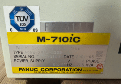 Fanuc Robot M-710iC/50H With 30 IB Plus Controller Y2021 | RobotsTrader.com